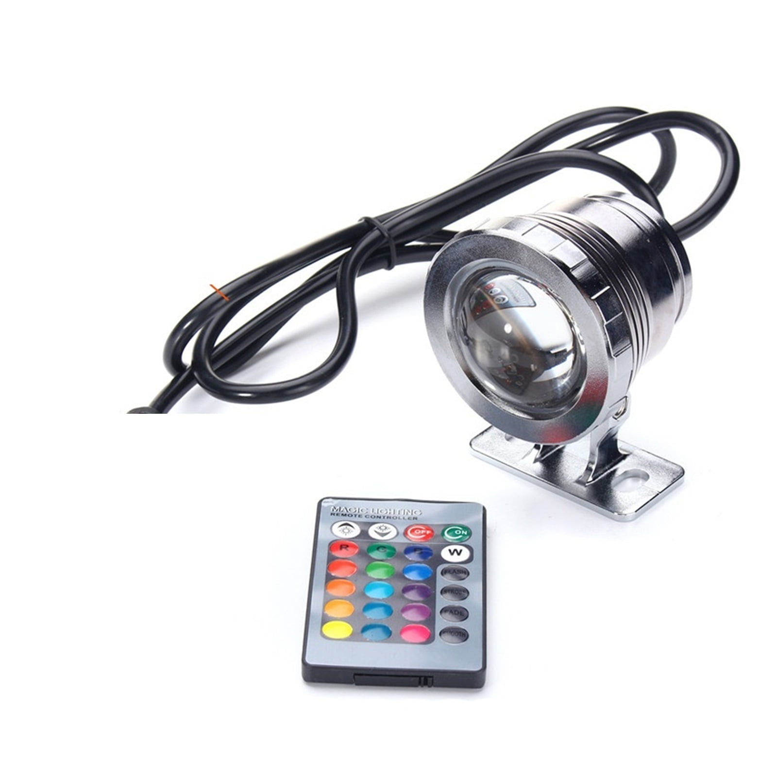 10W 20W RGB LED Flood Light Underwater Fountain Pool Pond Aquarium ...