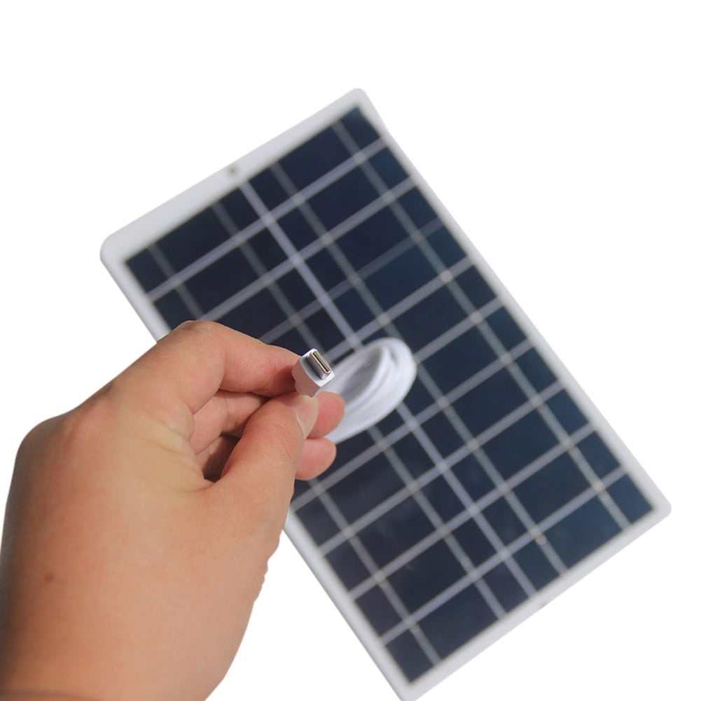 10W 5V Solar Panel Solar Charger Power Bank for Phones Outdoor Camping ...