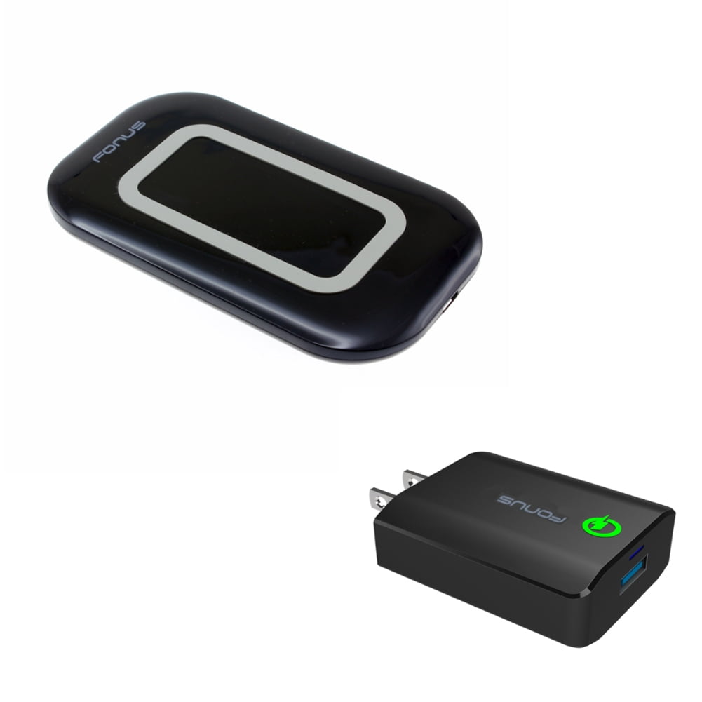 10W Fast Wireless Charger Charging Ultra Slim Pad w 18W Adaptive Fast ...