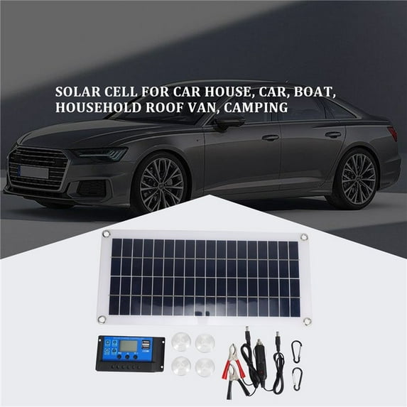 10W Flexible Solar Panel Solar Cells for Car RV Boat Home Roof Van ...