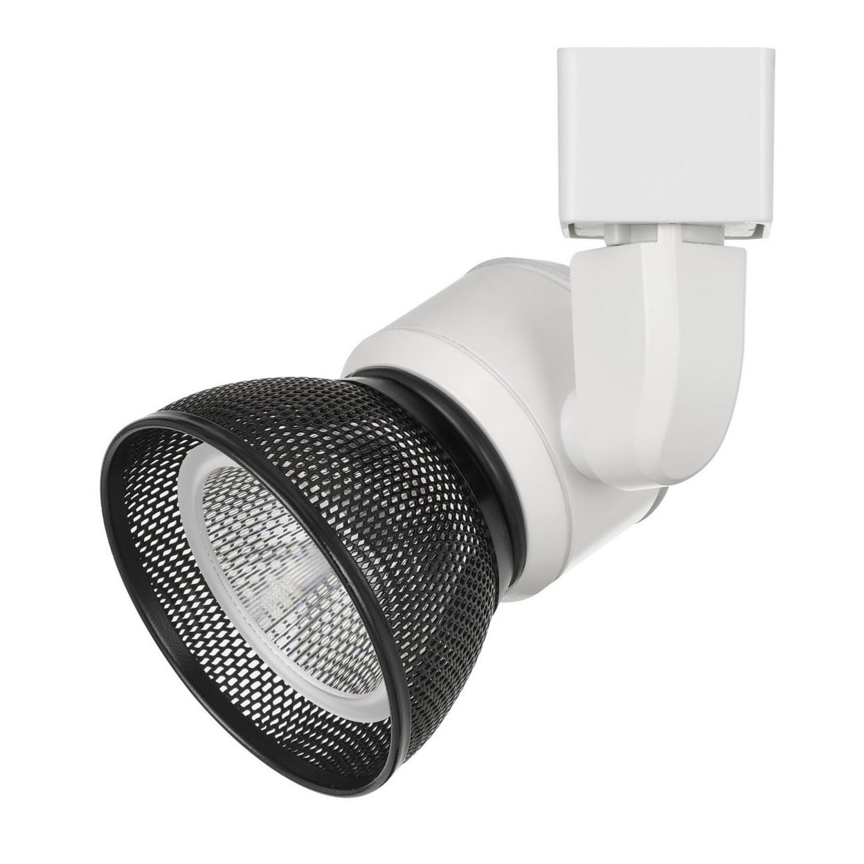 10W Integrated LED Metal Track Fixture with Mesh Head, White and Dark ...