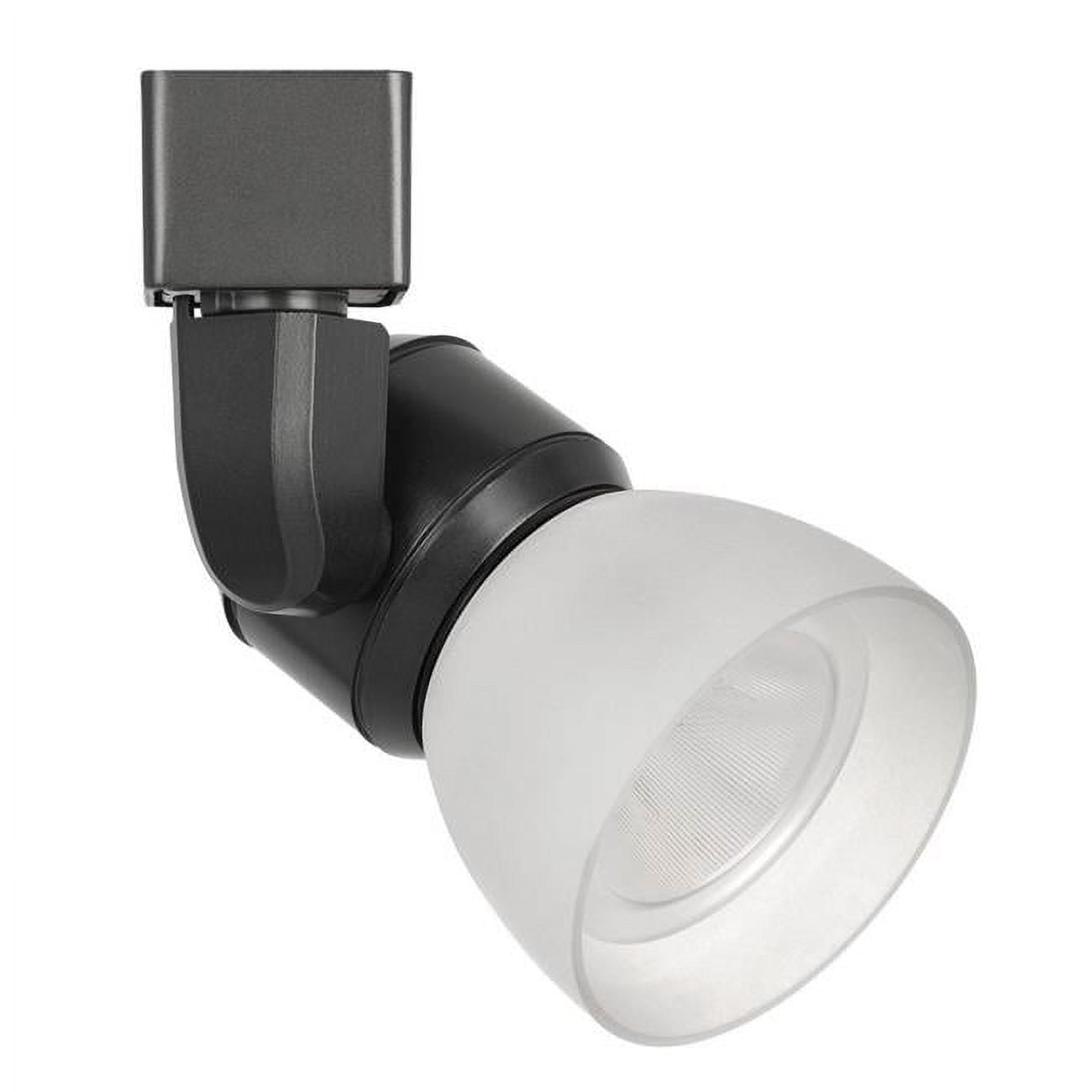 10W Integrated LED Track Fixture with Polycarbonate Head, Black & White ...