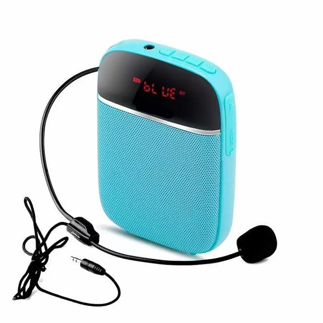 10W Mini Fashion Bluetooth Wireless Microphone Guide Headset Lecture ...