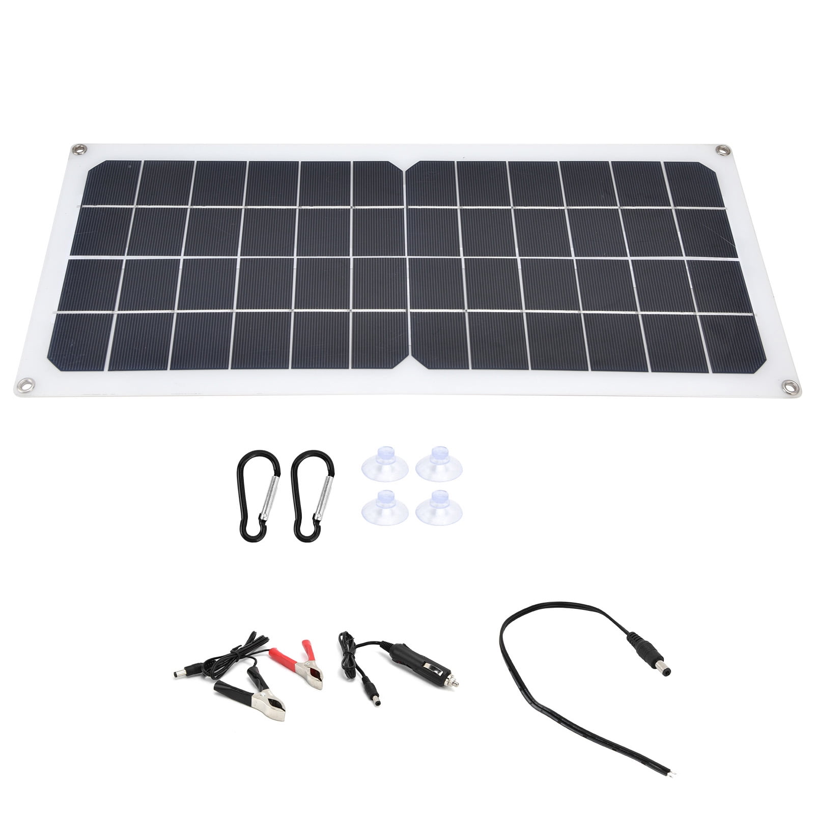 10W Photovoltaic Solar Panel Charging Board with Dual USB Ports for RVs ...