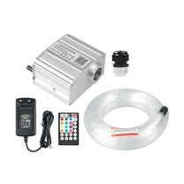 16W RGBW Bluetooth App Remote Control Fiber Optic Light Kit With 3W ...