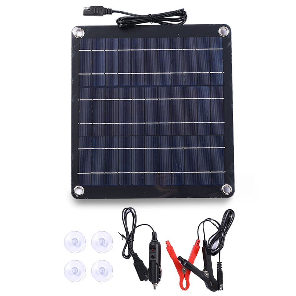 10W Solar Panel Waterproof Solar Charge RV Roof Photovoltaic Power ...