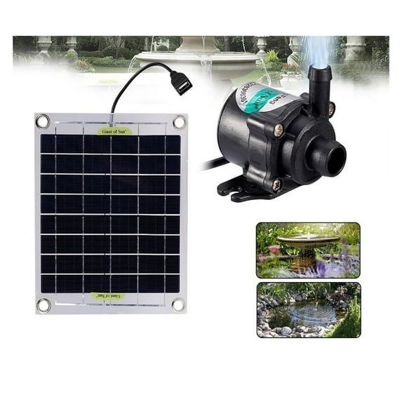 10W Solar Water Pump Group Photovoltaic Panel Fountain Water Pump Ultra ...