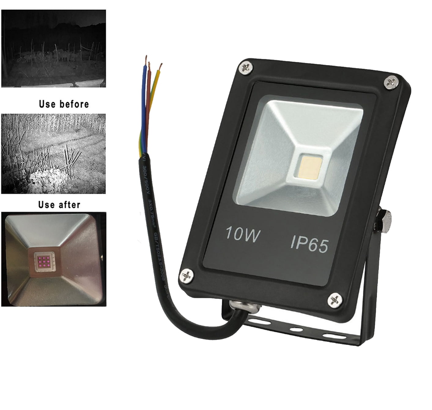 10W high power LED 850nm IR Infrared Light 120° wide-angle Spotlight ...