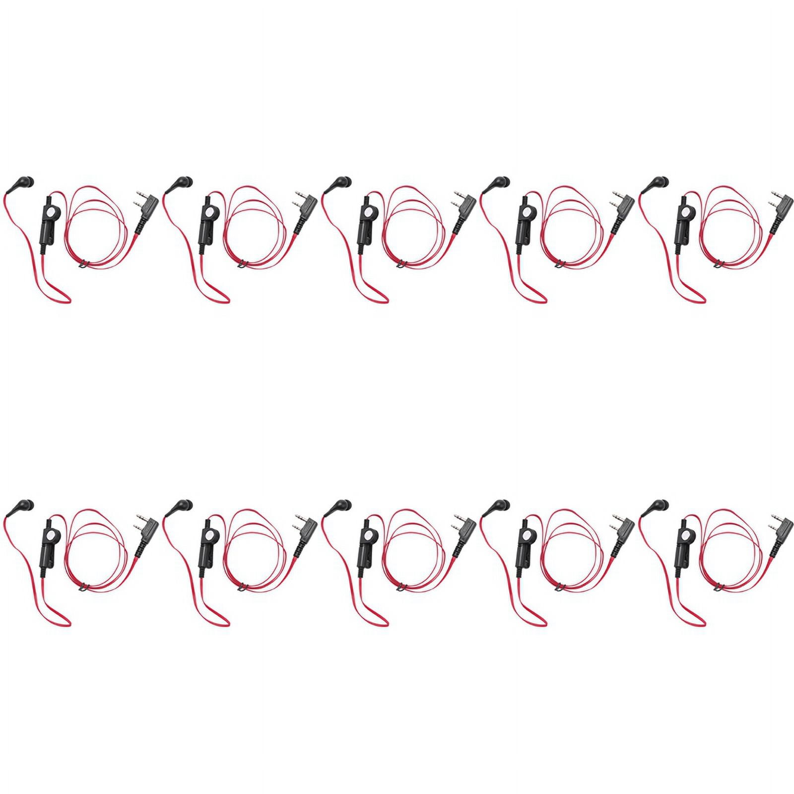 10X 2 Pin Noodle Style Earbud Headphone K Plug Earpiece Headset for ...