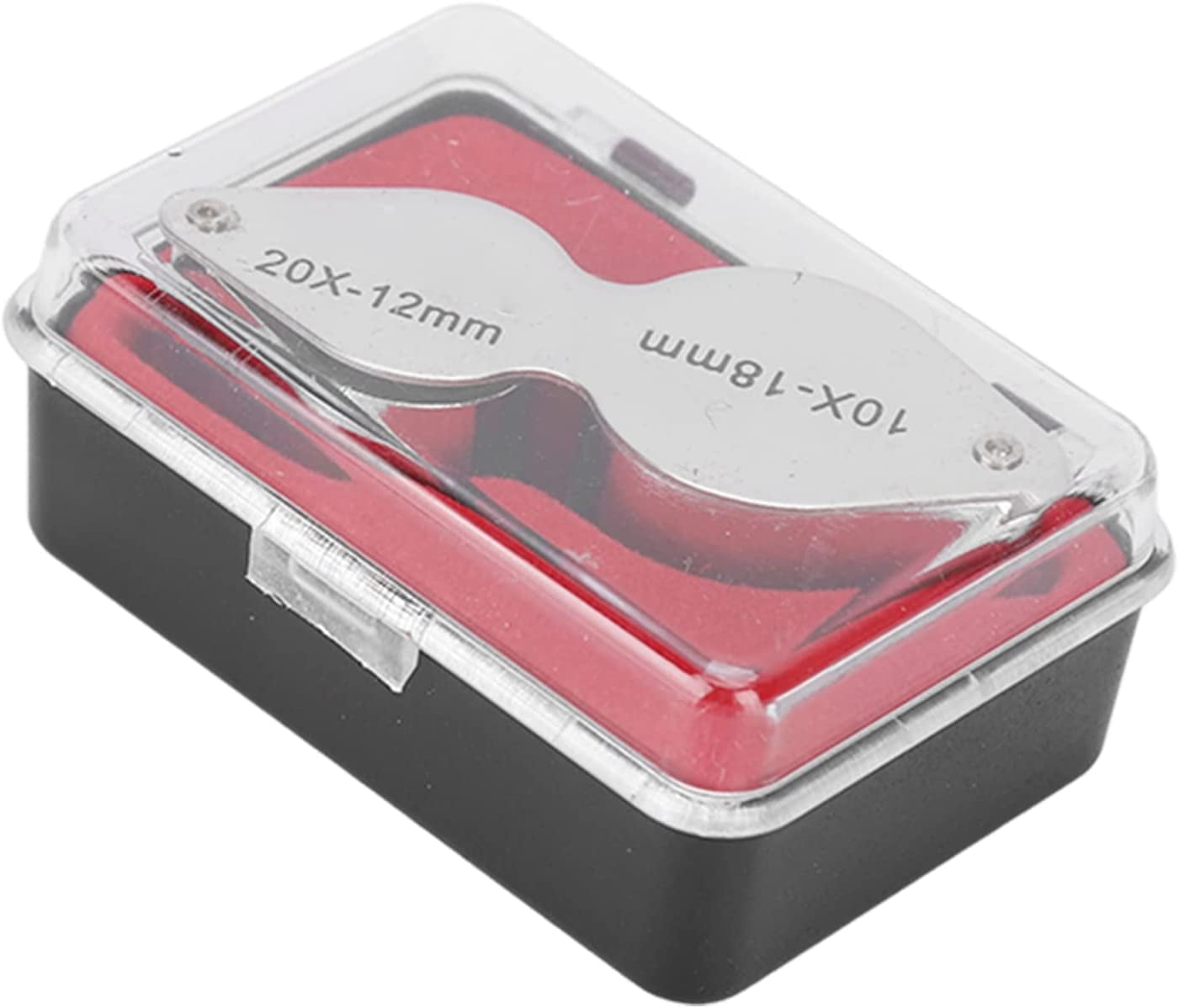 10X 20X Jewelers Loupe, Folding Magnifying Glass Folded Loupe Small and ...
