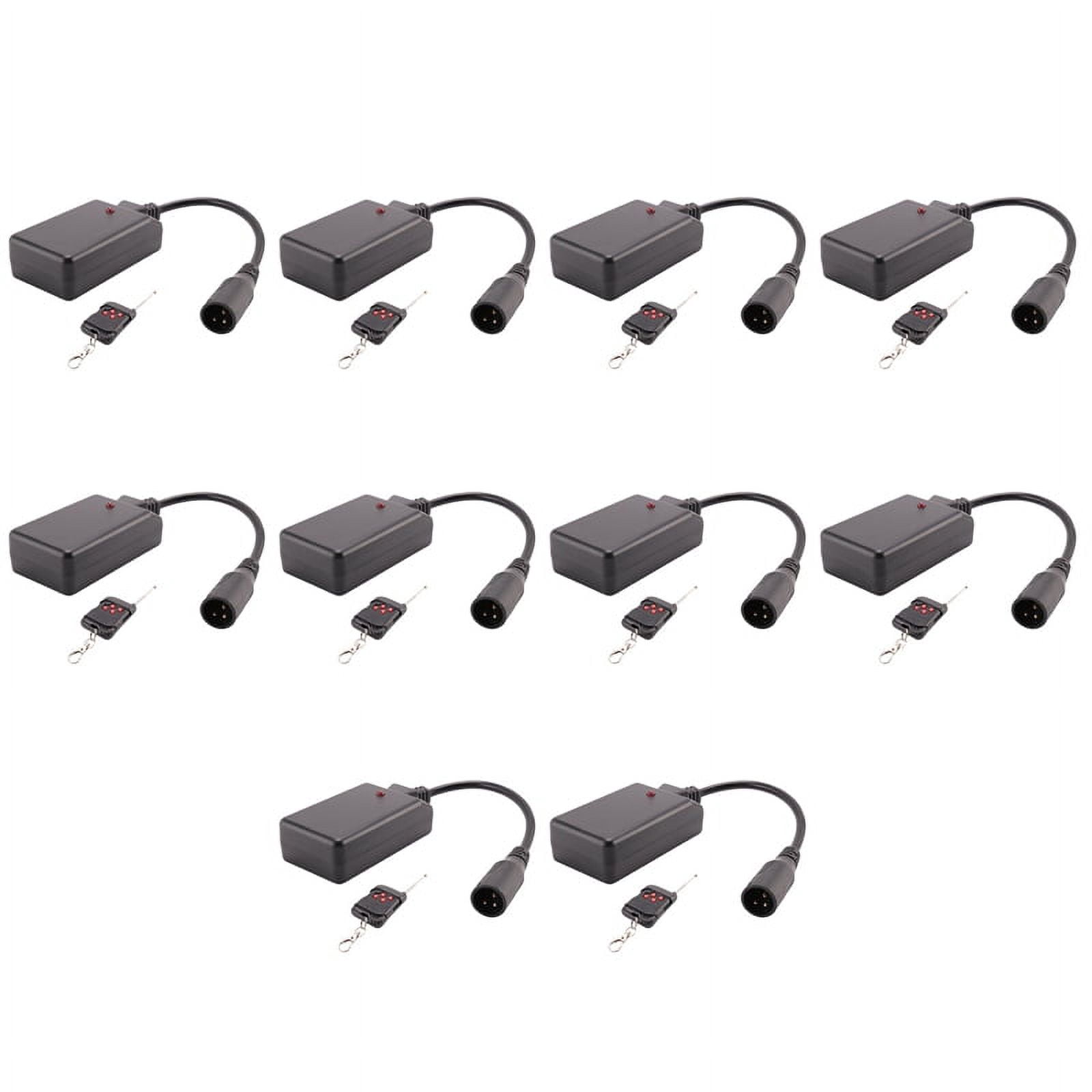 10X 3 Pins XLR Wireless Remote Control Receiver for Smoke Fog Machine ...