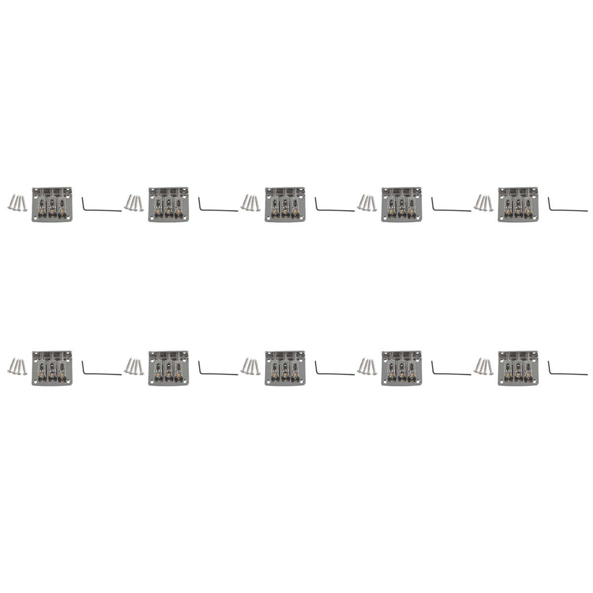 10X 3 String Guitar Ball String Bridge Bridge Pull String Hard Tail ...
