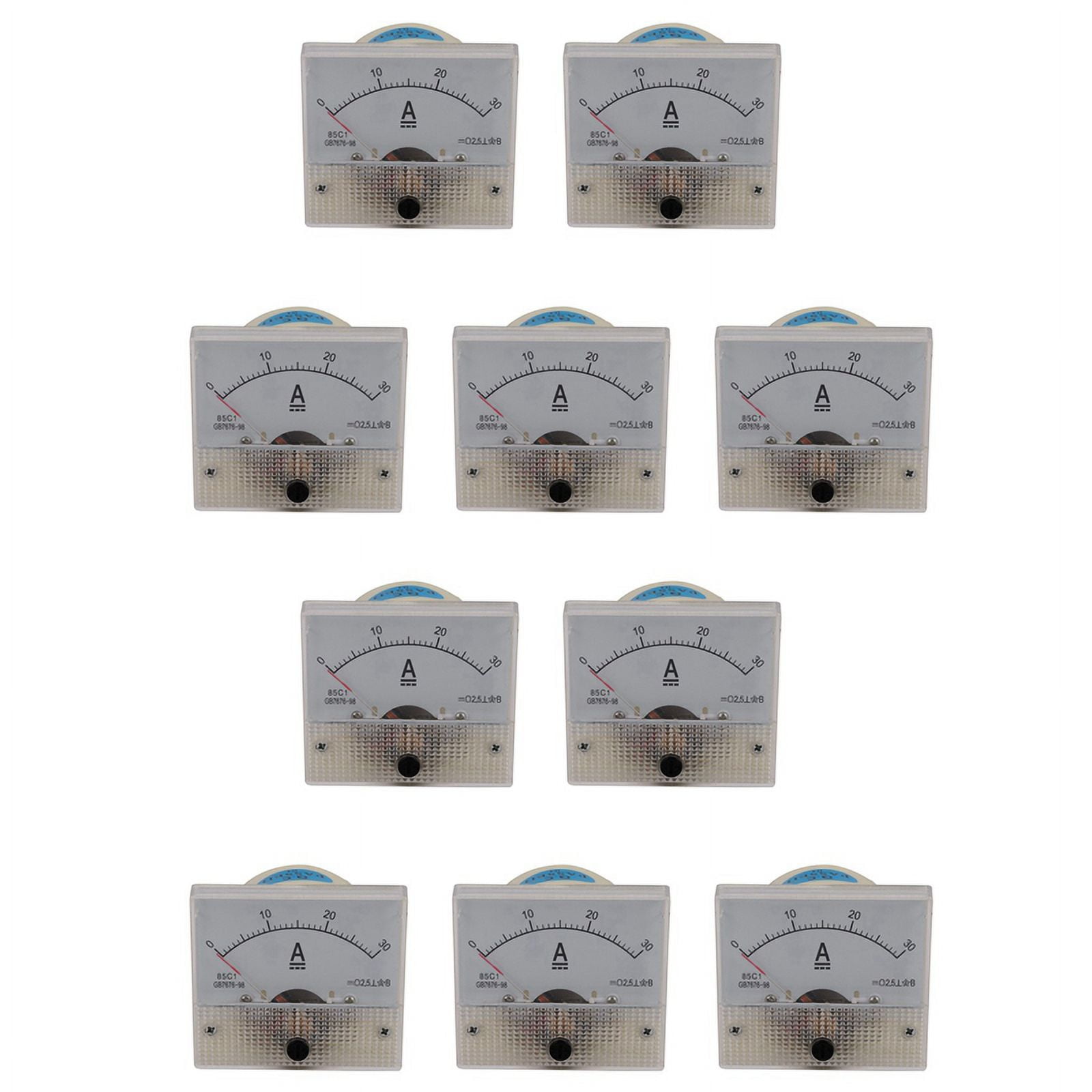10X 85C1-A Dc Analog Ampere Meter Panel Meter Gauge 30A Amp Gauge ...