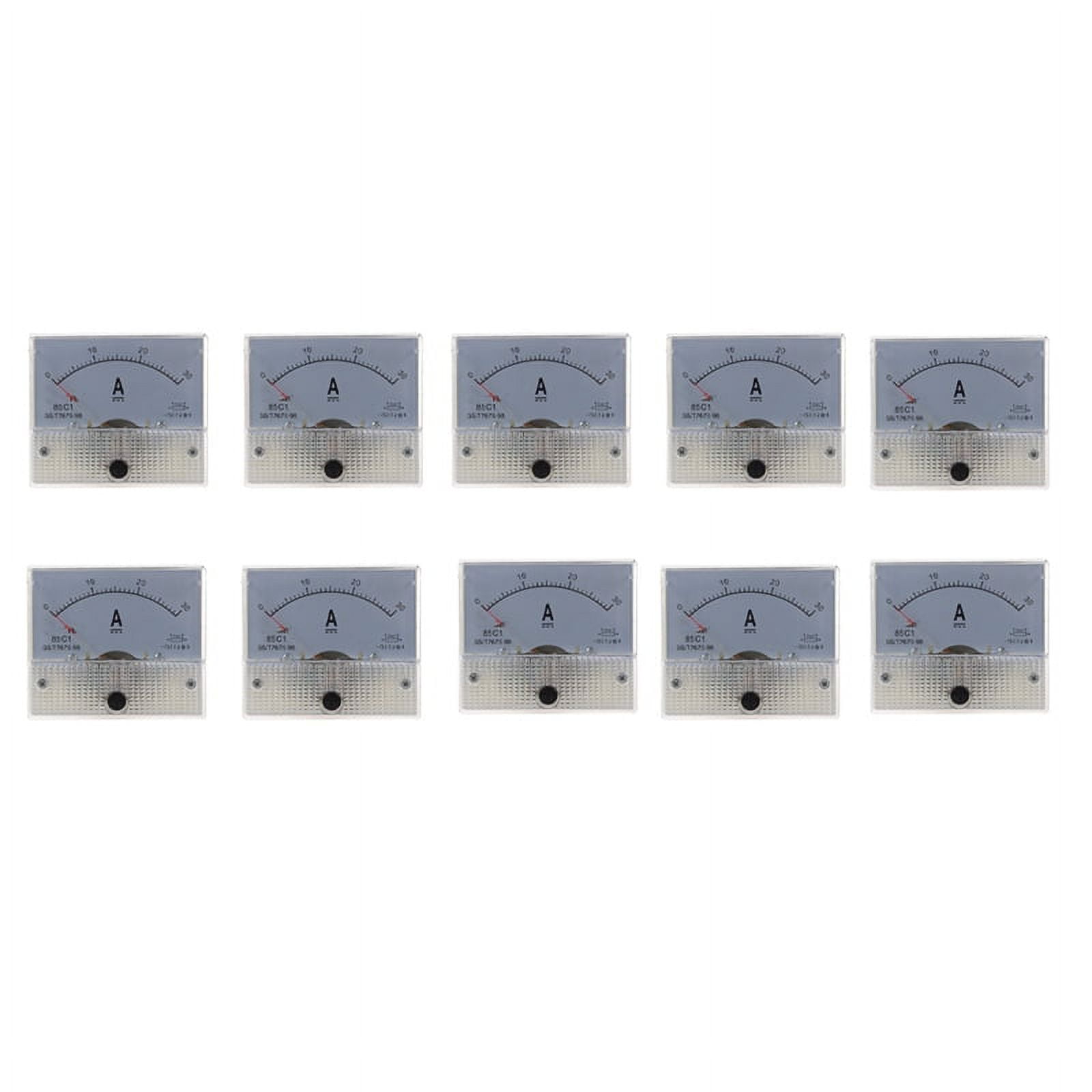 10X 85C1 Analog Current Panel Meter DC 30A AMP Ammeter - Walmart.com