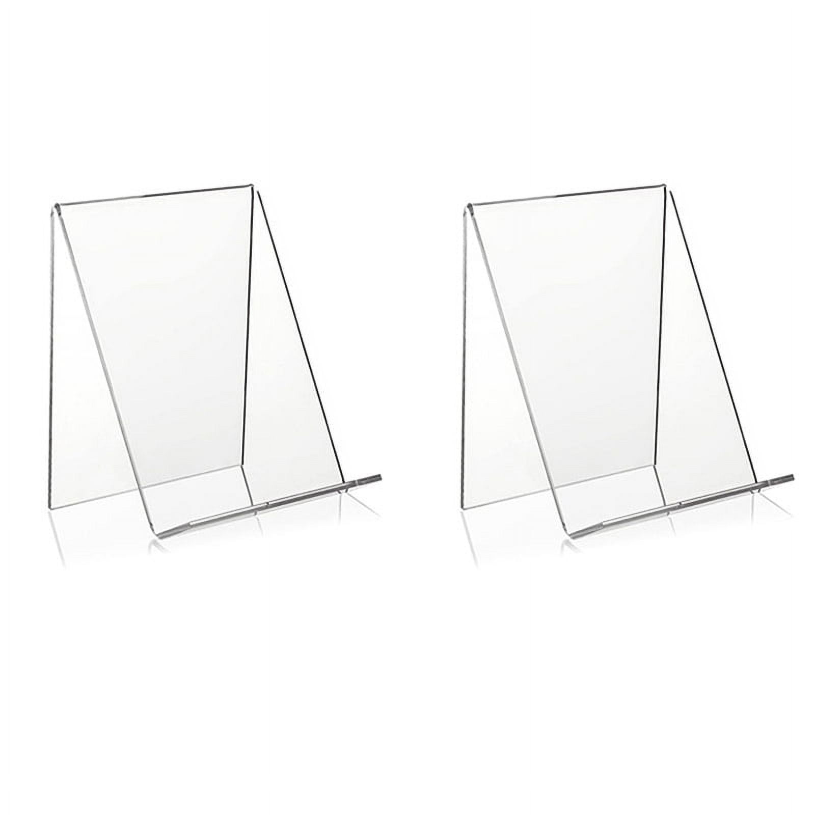 10X Acrylic Book Stand with LEDge,Transparent Acrylic Display Easel ...