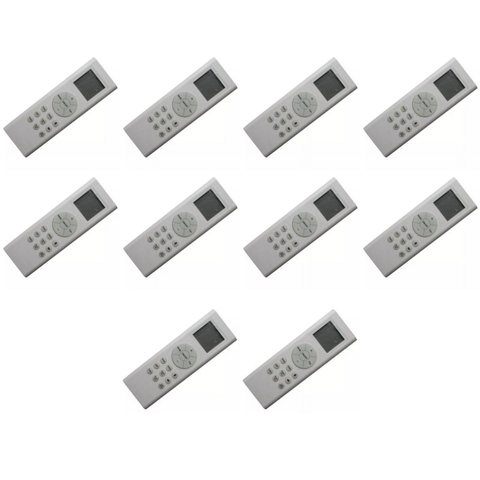 10X Air Conditioner Remote Control for RG66A1/BGEF & Kaden KS09 KS12 KS18 KS24 KS28 AC Air ...