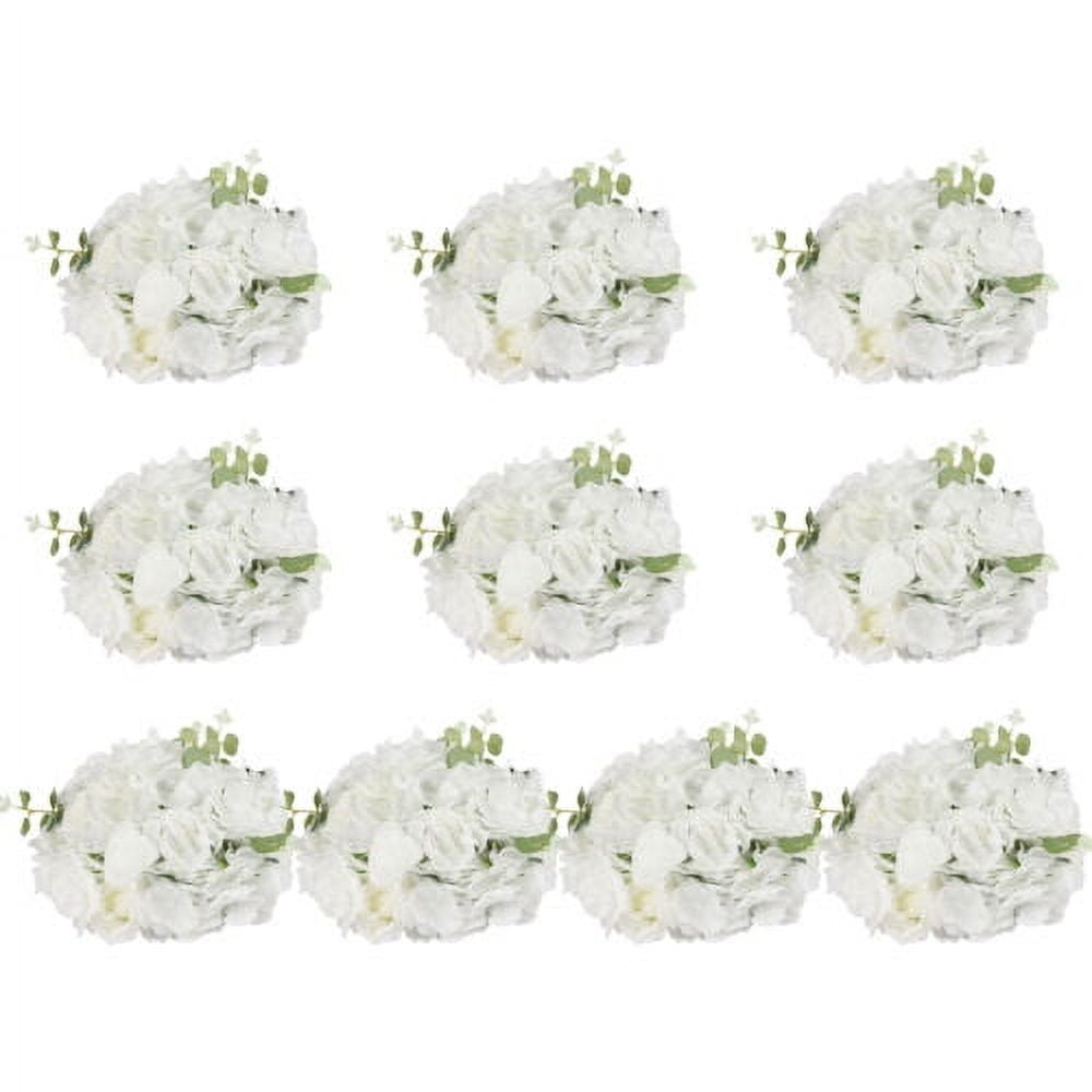 10X Artificial Flower Ball 12 Heads Wedding Flower Balls for ...