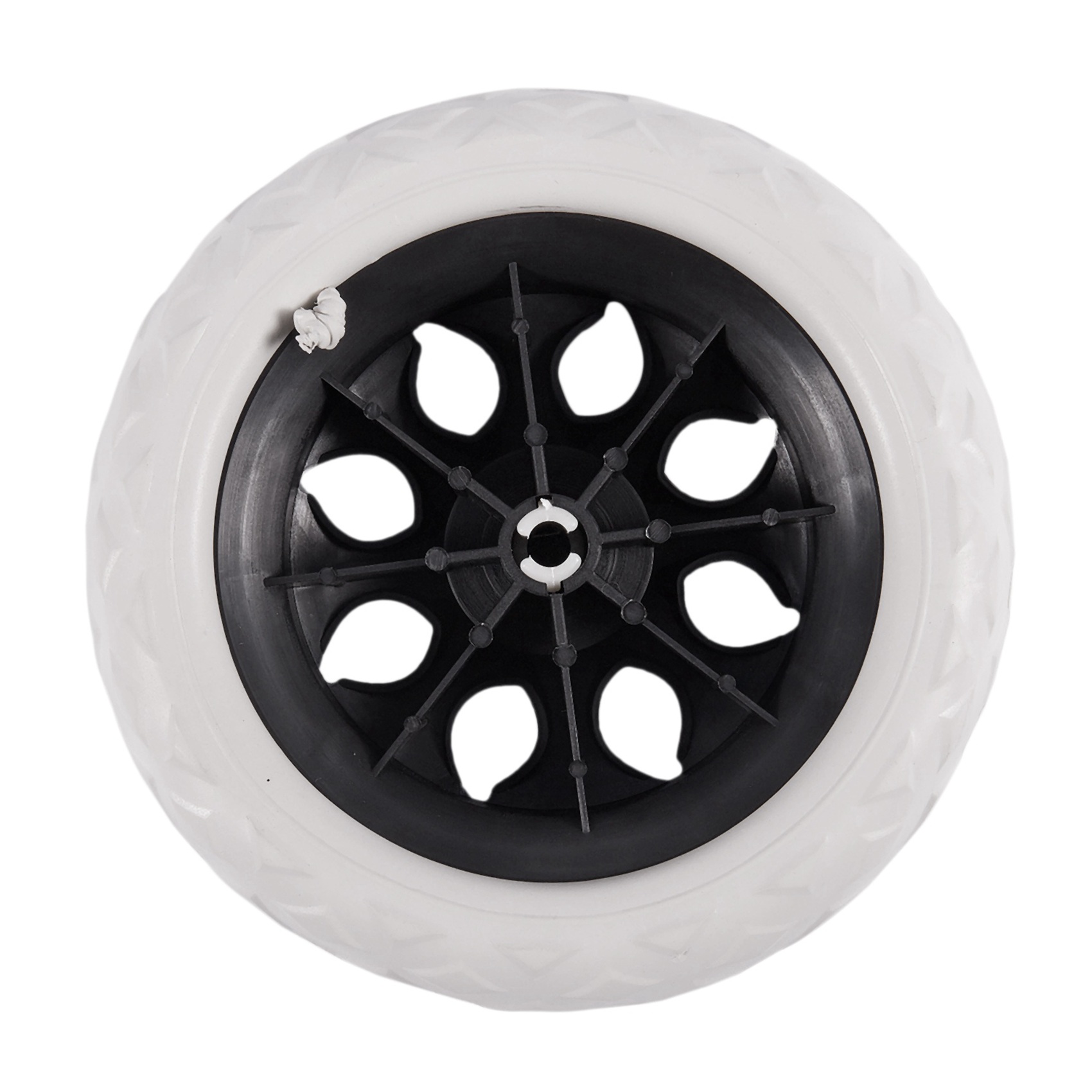 10X Black White Plastic Core Foam Cartwheel Casters,10 x Cart Wheels ...