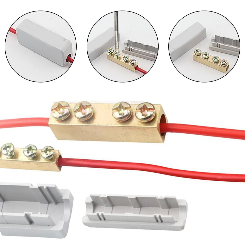 10X Brass High Power Splitter Wire Connector with Quick Cable Terminal ...