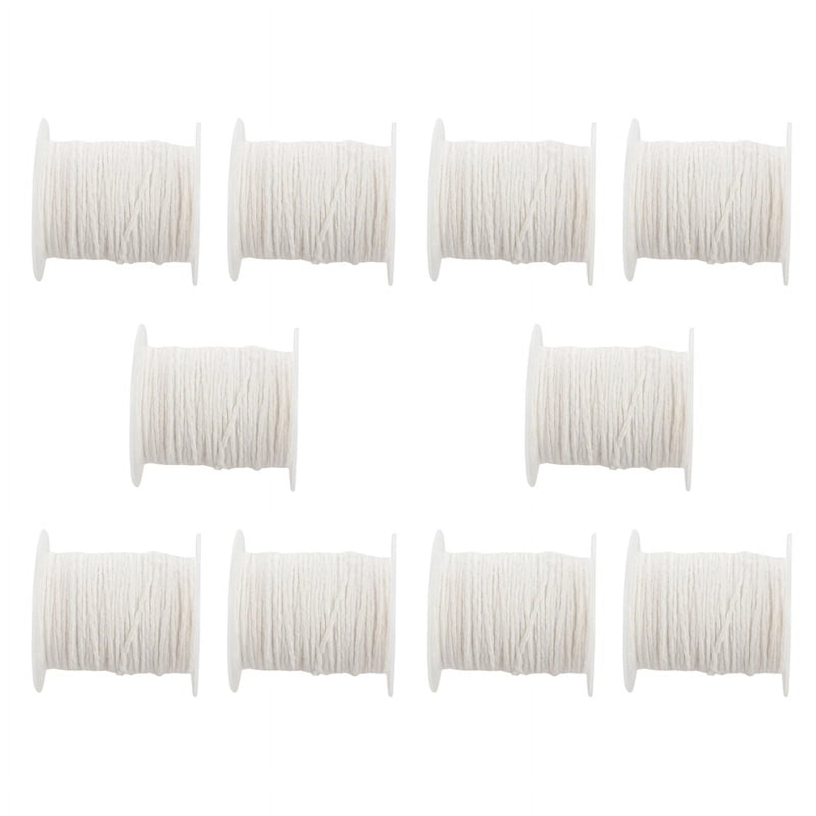 10X Candle Wick, Flat Wick, Round Wick, Lamp Wick, Coil - 61 M, for the ...