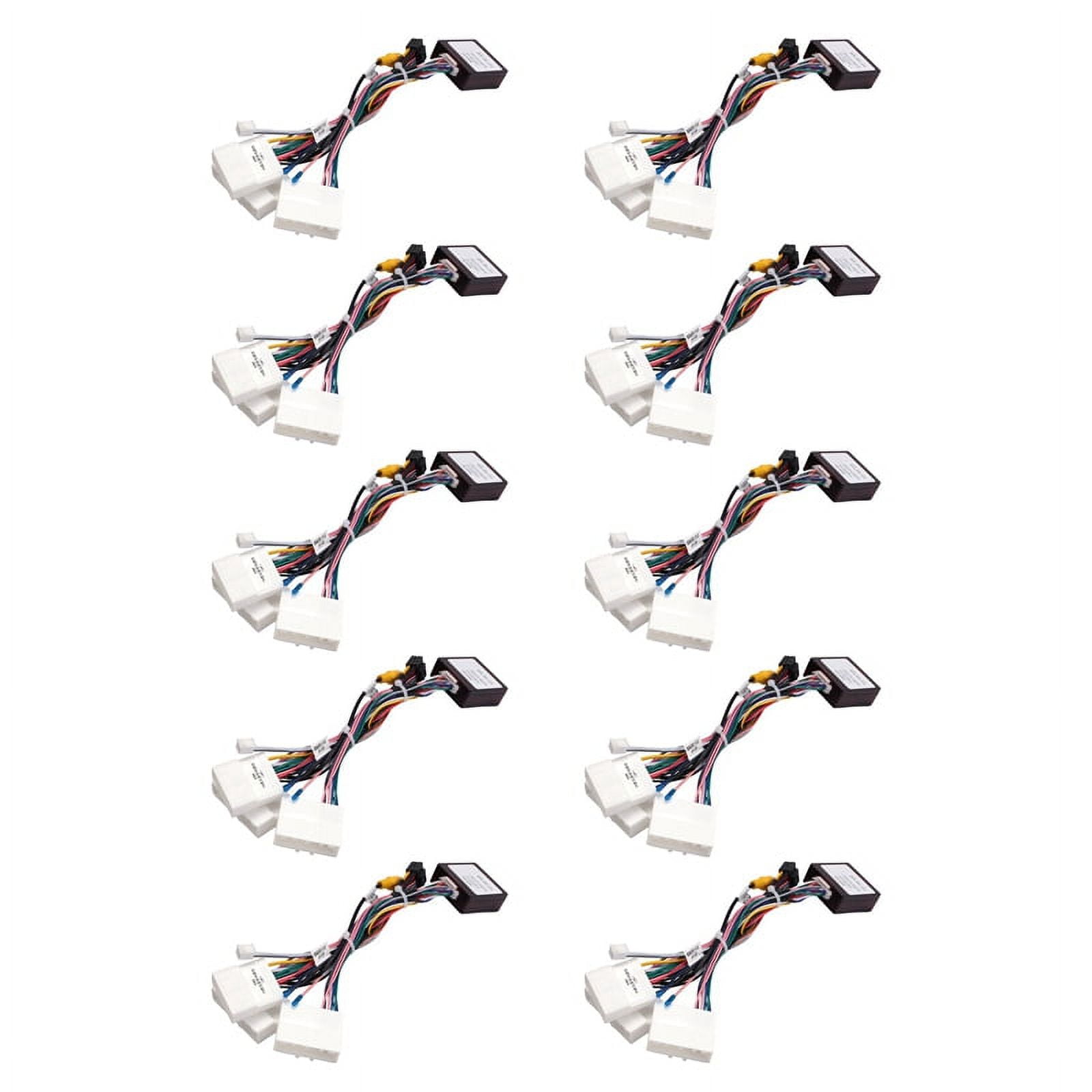 10X Car Android Stereo 16PIN Power Wiring Harness Cable Adapter with ...