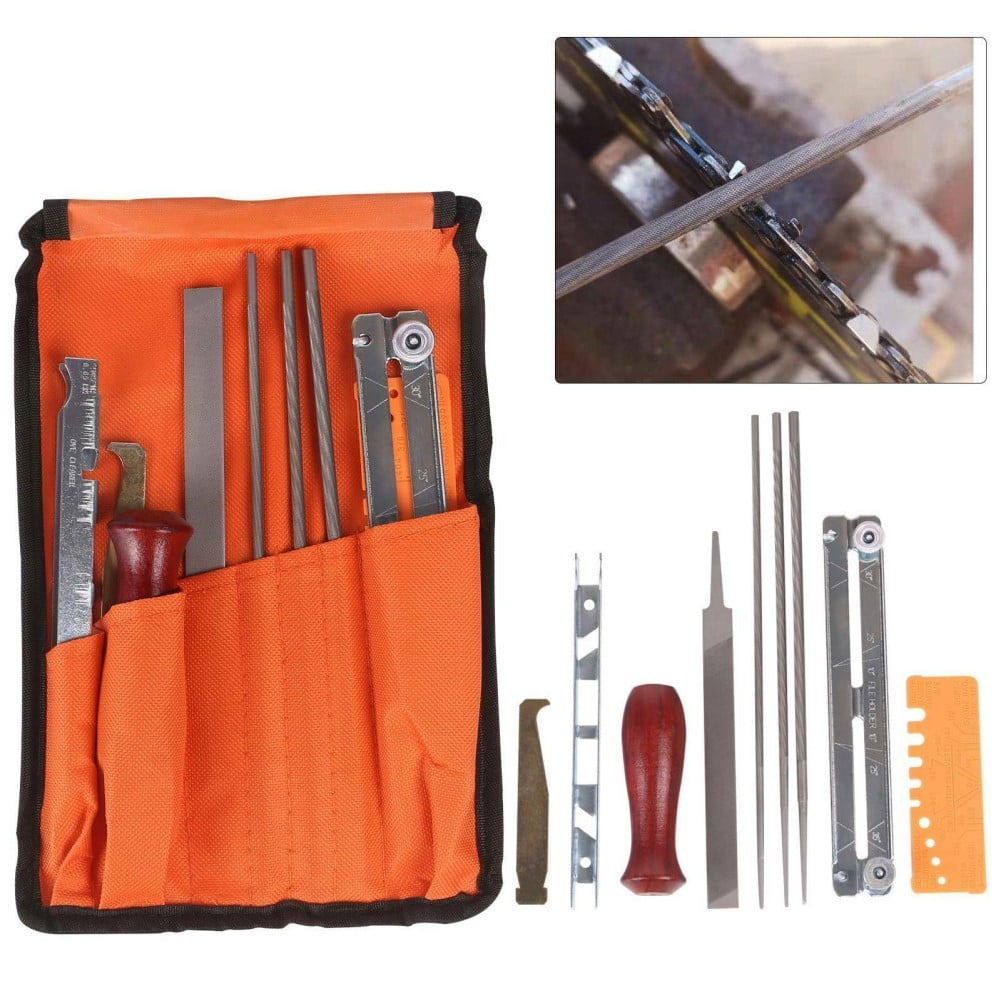 10x Chainsaw Sharpening File for Stihl Filing Kit Chain Sharpen Saw ...