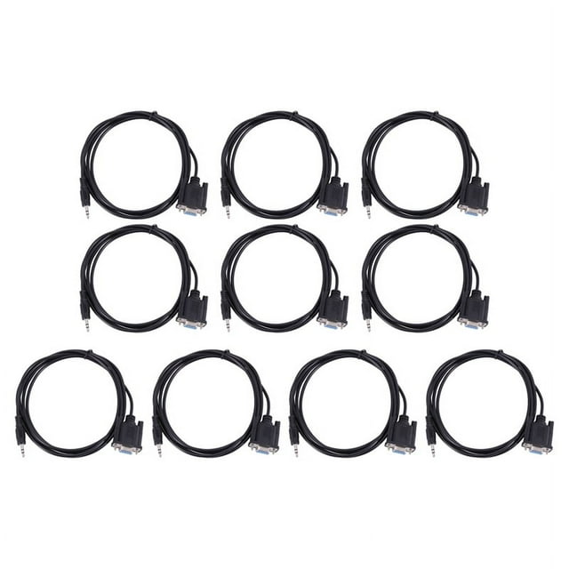 10X DB9 9 Pin VGA Female Cable ,DB 9 Female to 3.5mm (1/8In) Stereo ...