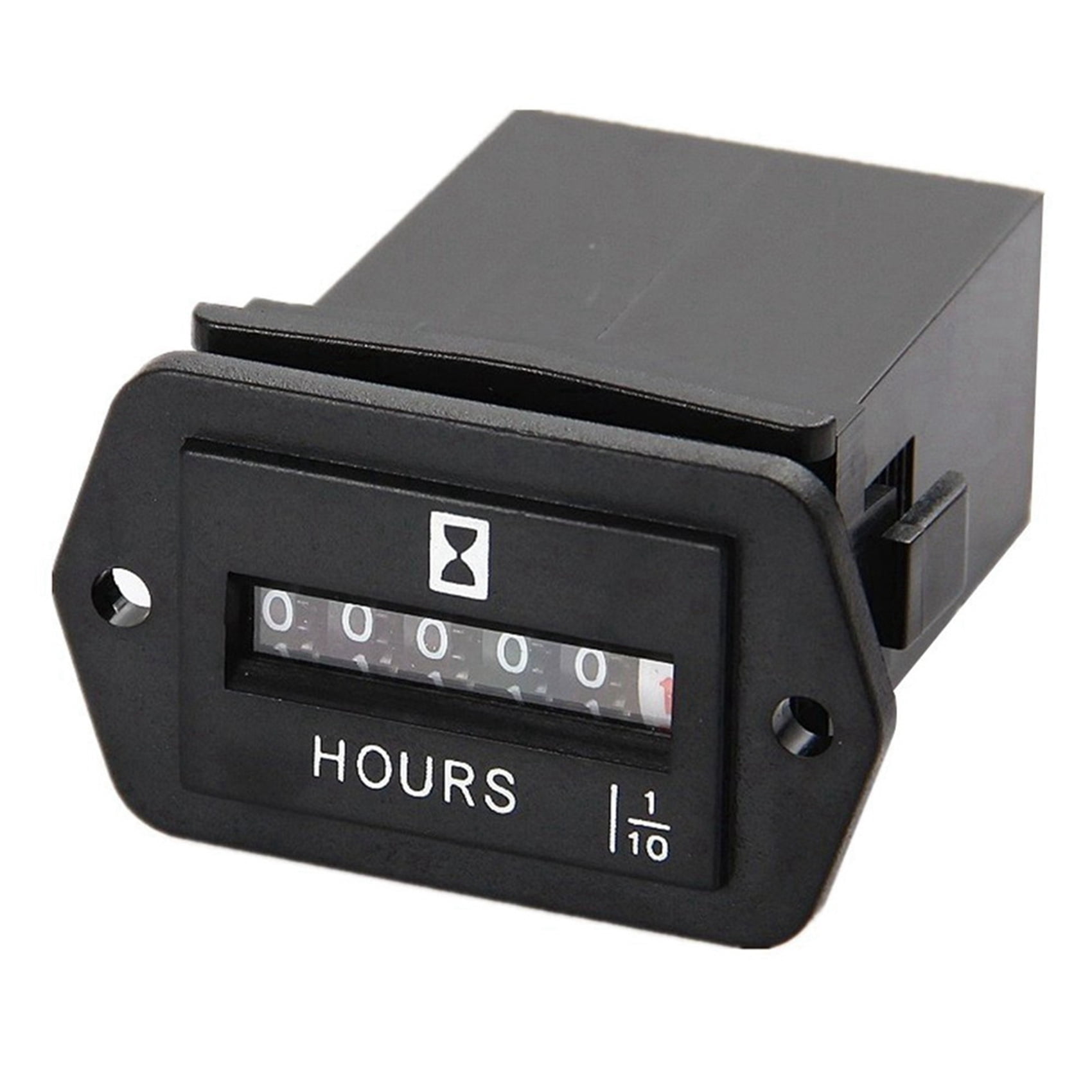 10X DC 6-80V Mechanical Hour Meter - Hourmeter for Engine Generator ...