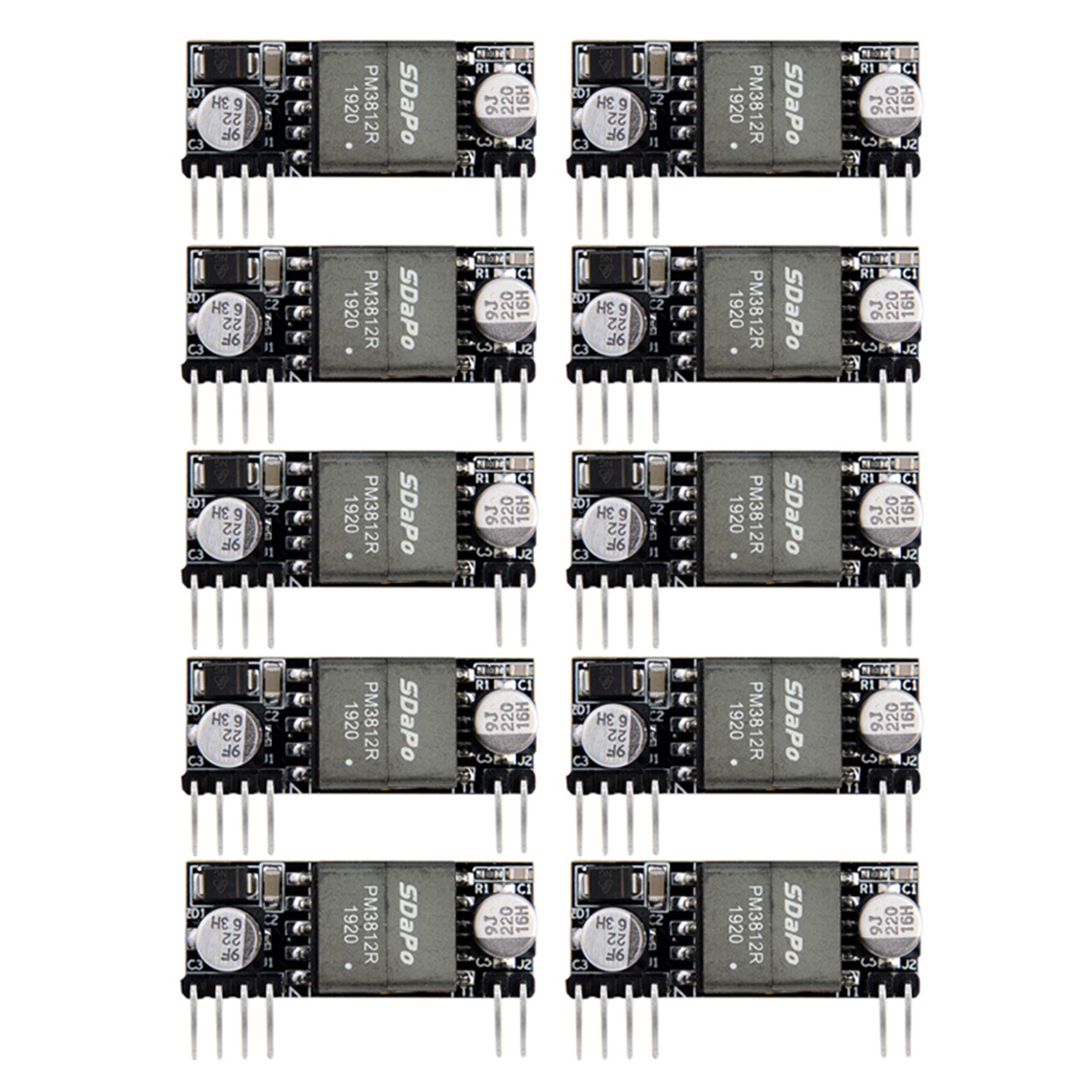 10X DP1435 Embedded Pin Type Standard 48V Small Size Supports 100M ...