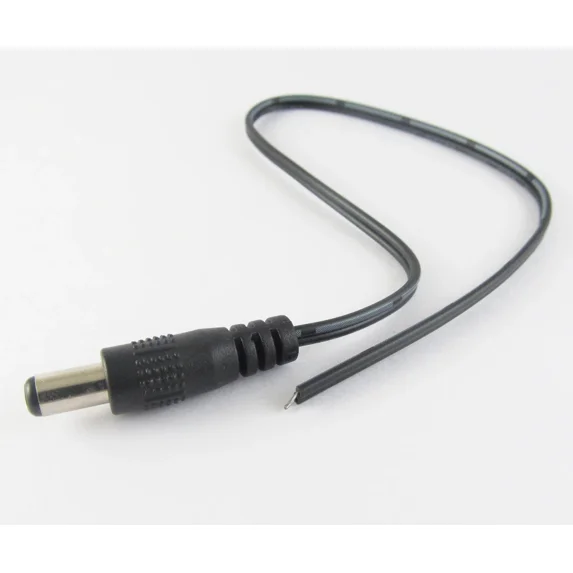 10X Dc Power 5.5X2.1Mm Male Plug Cctv Surveillance Camera Dc Power Plug ...