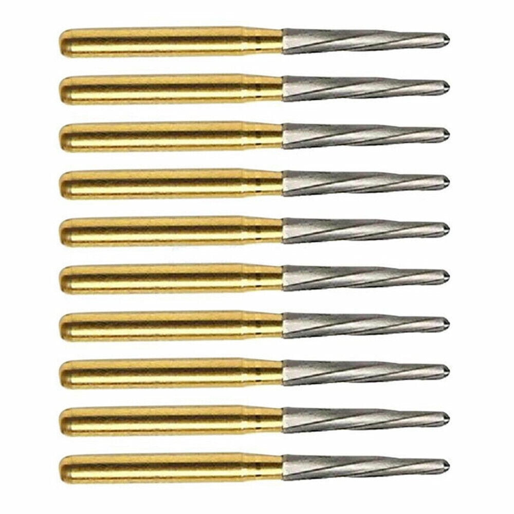 10X Dental ENDO-Z Burs 25MM Lab Drill Carbide Tungsten Steel Trim ...