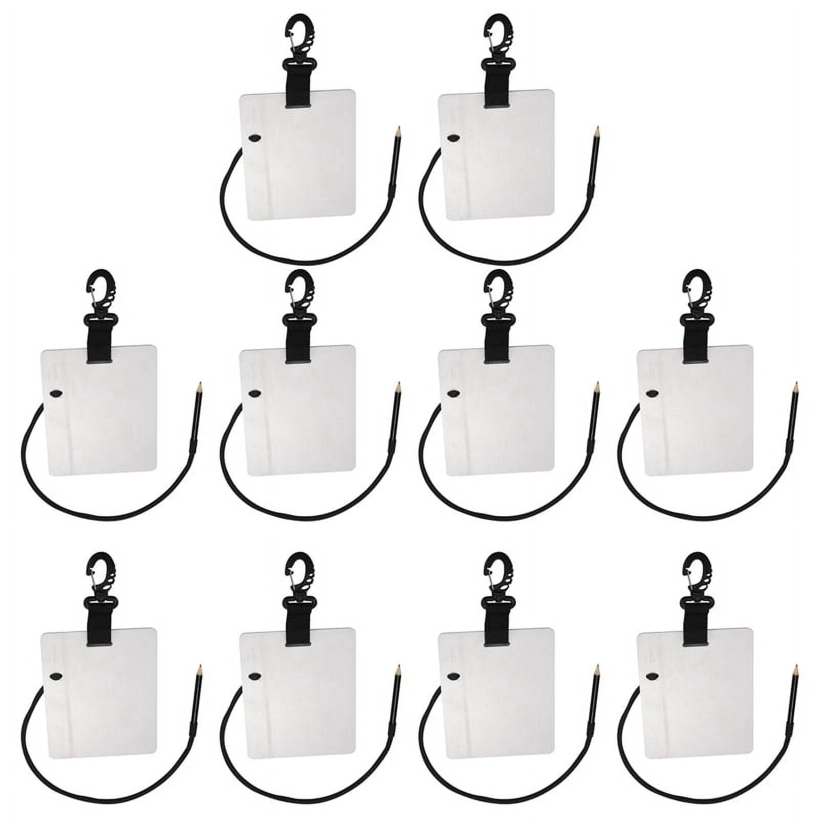 10X Dive Underwater Writing Diving Wordpad Gear Board with Swivel Clip ...