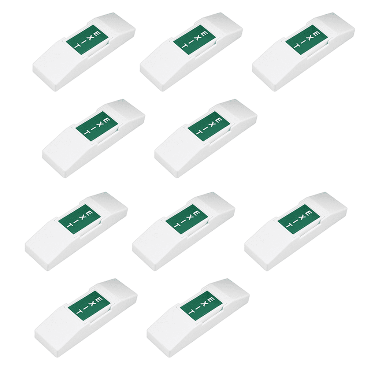 10X Electric Door Emergency Exit Closed Momentary Push Button Switch,10 ...