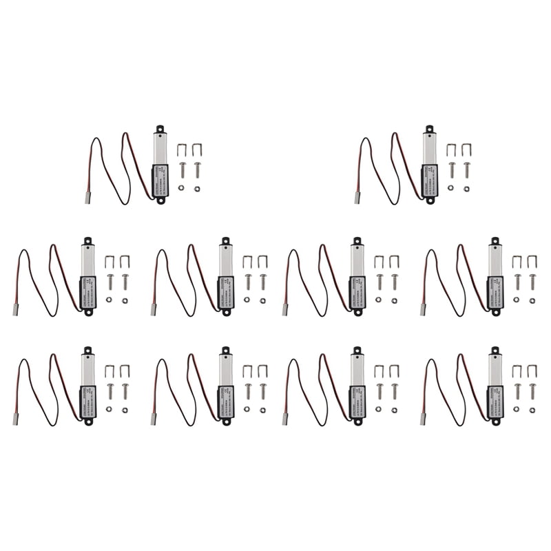 10X Electric Mini Linear Actuator - 1.2inch Stroke, 64N/14.4Lb, Speed 0 ...