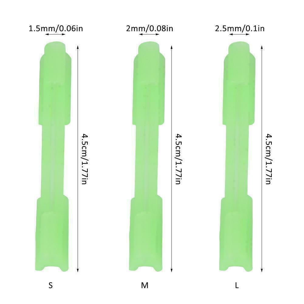 10X Fishing Light Stick Clip On Rod Tip Night Fishing Fluorescent Dark ...