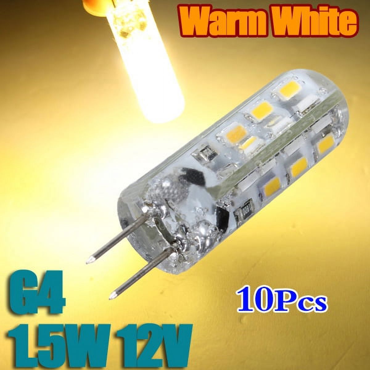 10X G4 1.5W LED BULB REPLACE HALOGEN BULB 12V SMD LED LIGHT BULB LAMPS ...