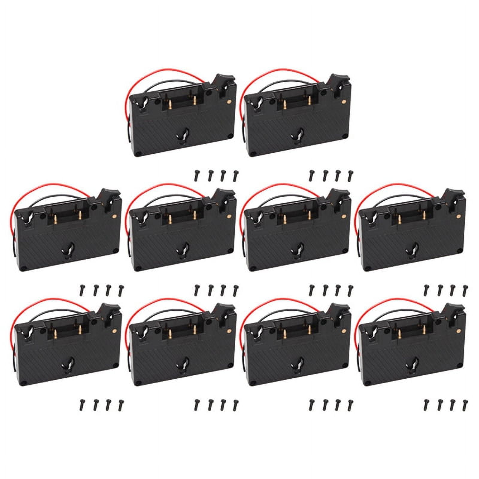 10X Gold Mount Battery Camera Adapter Plate for Camcorder Power B-Tap ...
