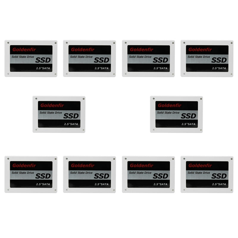 10X Goldenfir SSD 128GB SSD 2.5 Hard Drive Disk Disc Solid State Disks 2.5Inch Internal SSD ...