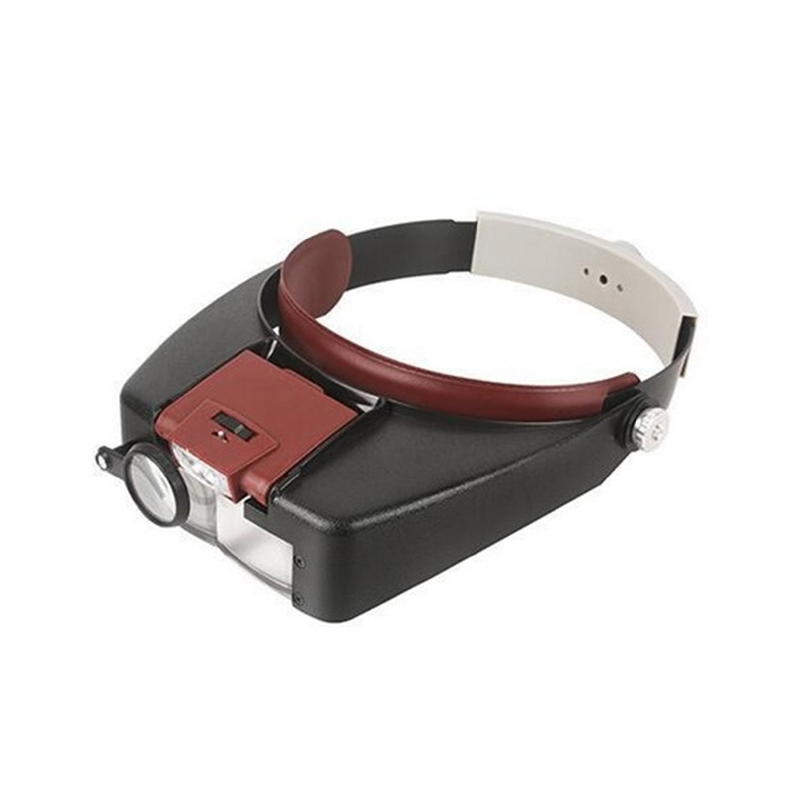 10X Headband Magnifier Glasses Helmet Style Loupe Lens LED Lights Loupe ...