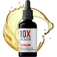 10X Health Calm - L-Theanine & GABA Liquid Drops, Stress Relief ...