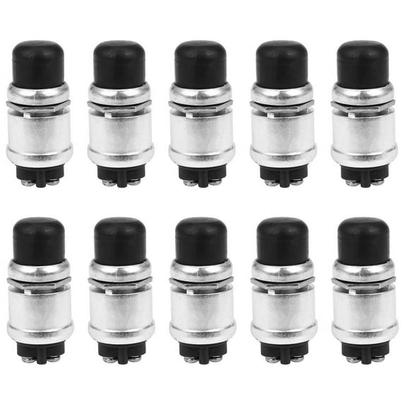10X Heavy Duty Waterproof Car Boat Horn Engine Momentary Switch Push ...