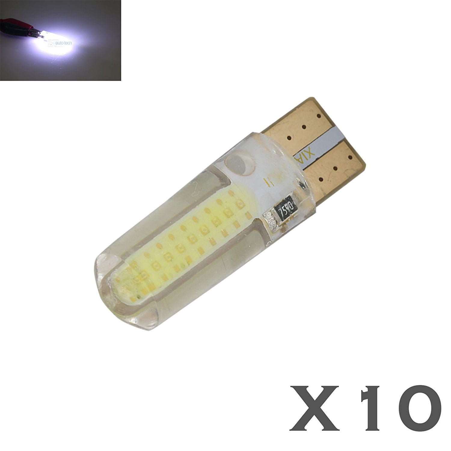 10X High Power Cool White T10 921 RV Trailer Interior SMD Light Bulbs ...