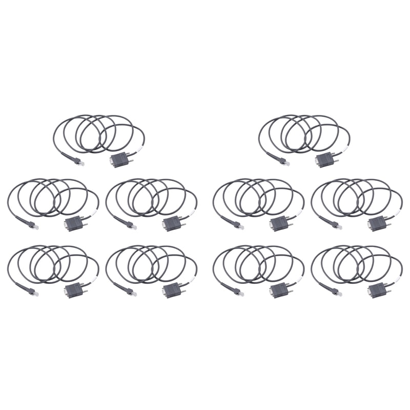 10X LS2208 RS232 Serial Cable CBA-R01-S07PAR Barcode Scanner LS2208 6.5 ...