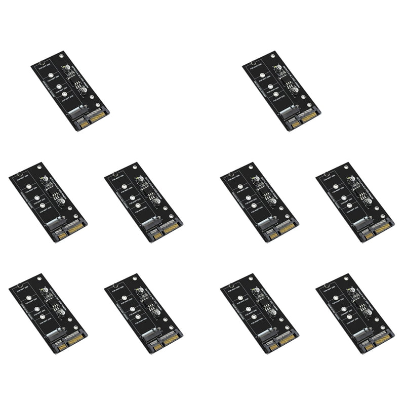 10X M.2 SATA Adapter M2 to SATA Adapter M.2 to SATA Adapter M.2 NGFF ...