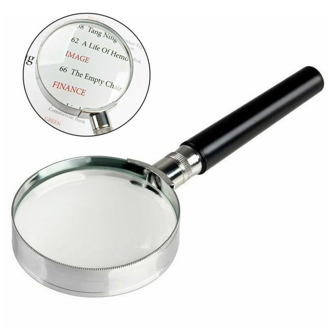 10X Magnification Handheld Magnifier Magnifying Glass Handle 50Mm 2Inch ...