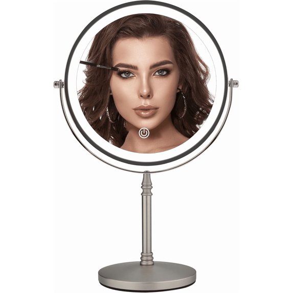 10X Magnifying Makeup Mirror,Double Sided 1X & 10X Magnifying Mirror ...