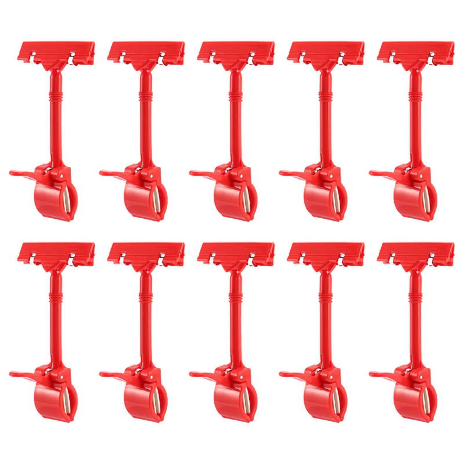 10X Merchandise Retail Sign Card Price Tag Display Holder Clip Clamp ...