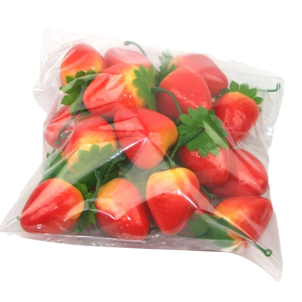 10X Mini Artificial Fruits Fake Cherry Mango Watermelon Banana Lime ...