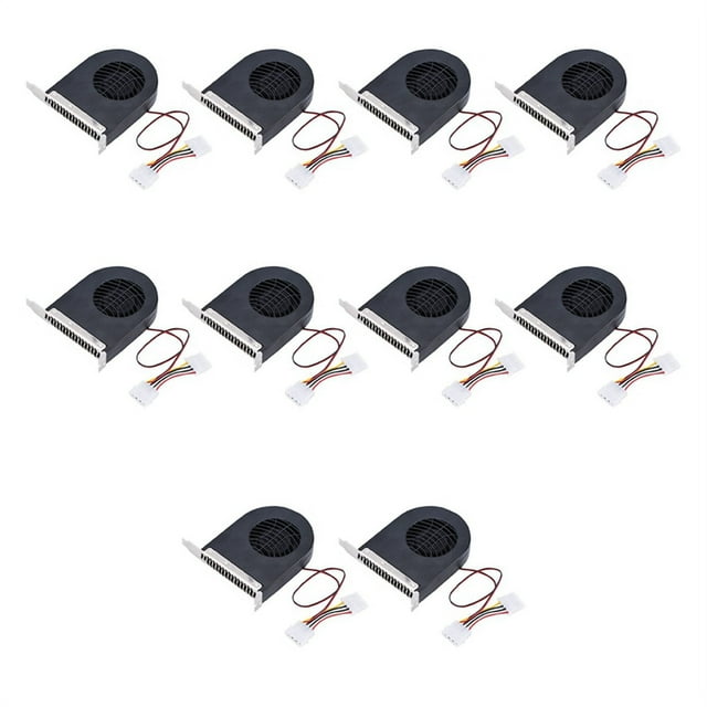 10X Mini System PCI Slot Blower CPU Case DC Cooling Fan New Cooling ...