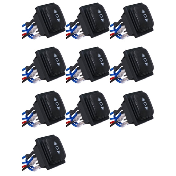 10X Momentary Polarity Reverse Switch Waterproof Control Motor Actuator ...